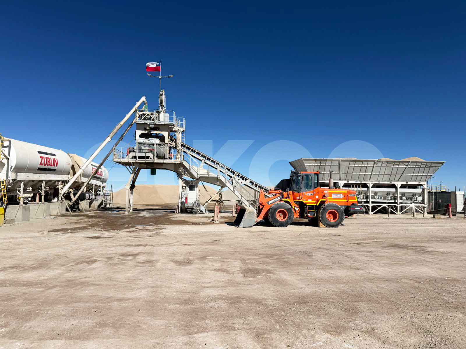 ELKON instala sus plantas de concreto en la Región de Antofagasta, Chile